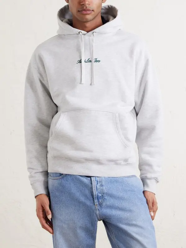 Aimé Leon Dore Logo-embroidered Cotton-jersey Hoodie