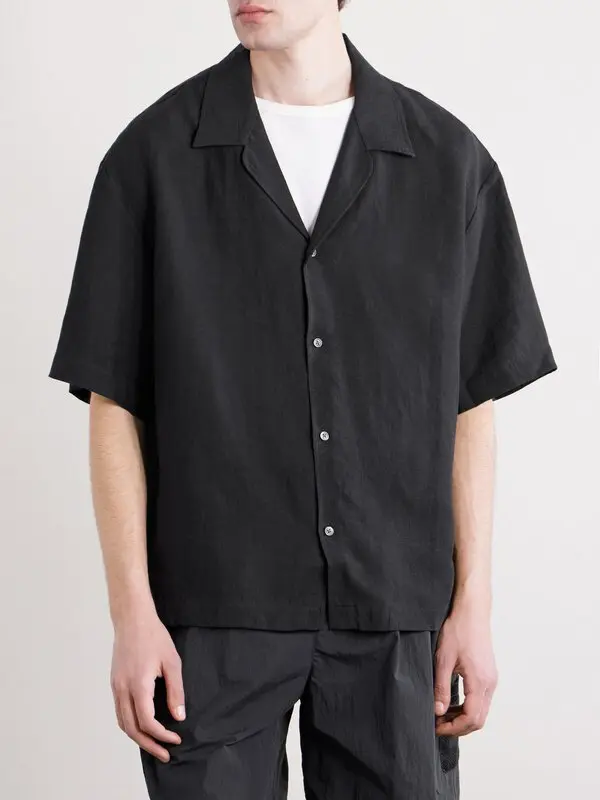 A KIND OF GUISE Samata Camp-collar Linen Shirt
