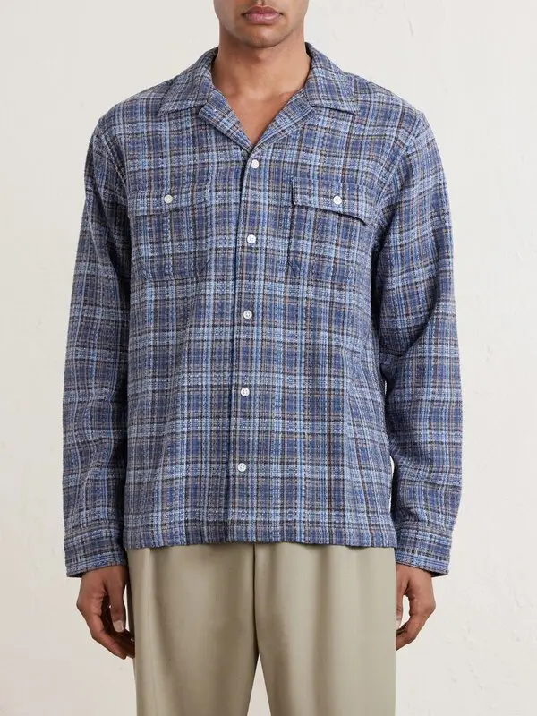 3sixteen Checked Cotton-flannel Shirt