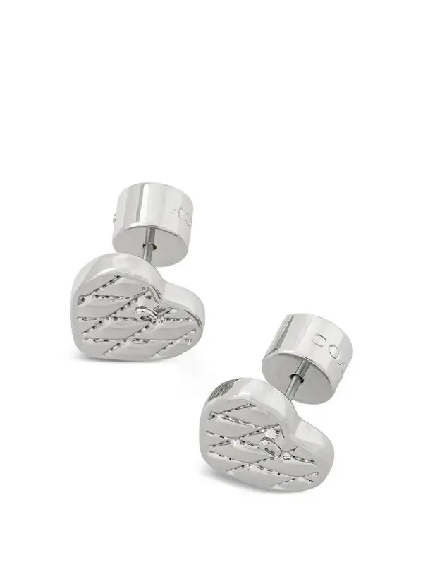 COACH Heart Stud Earrings