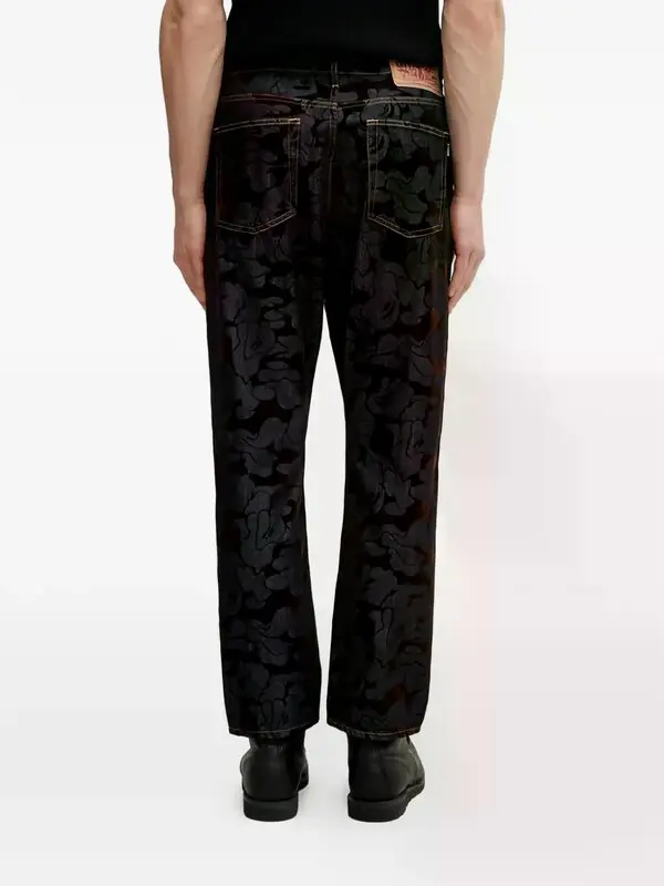 A BATHING APE Floral-print Jeans