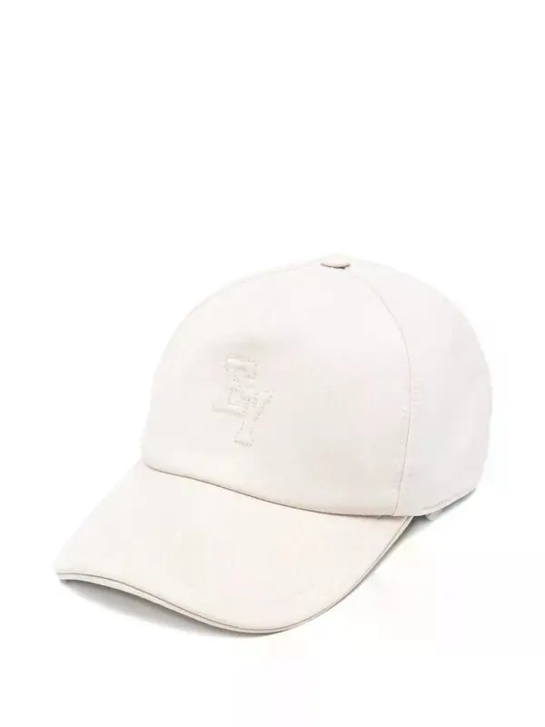 Eleventy Tonal-logo Baseball Cap - Neutrals