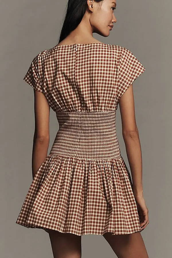 Avec Les Filles Waisted Mini Dress