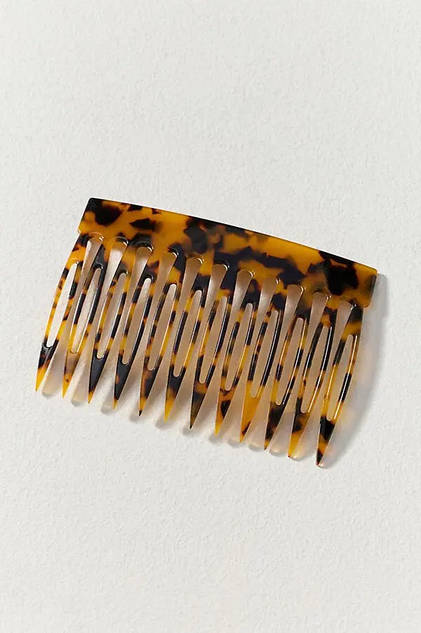 Anthropologie French Side Comb - Tortoise