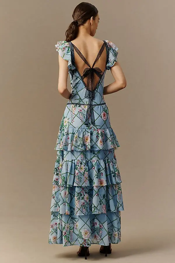 Bhldn Tiered Maxi Dress