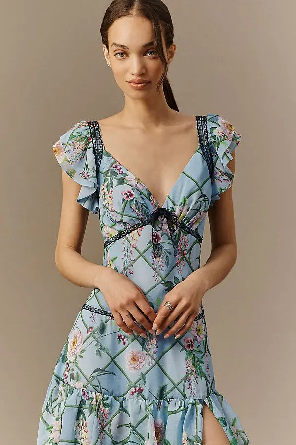 Bhldn Tiered Maxi Dress