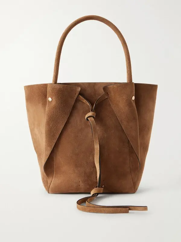 Gabriela Hearst Marija Small Suede Tote - Brown