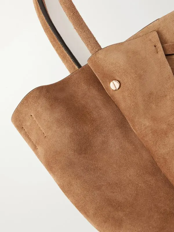 Gabriela Hearst Marija Small Suede Tote - Brown