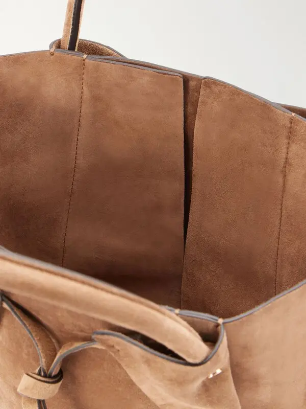 Gabriela Hearst Marija Small Suede Tote - Brown