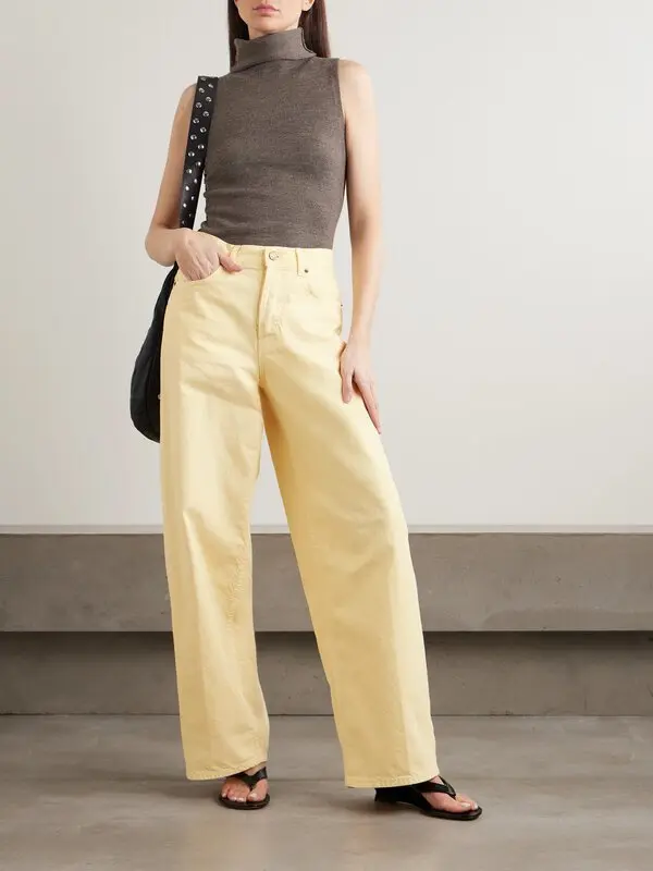 HAIKURE Bethany Mid-rise Wide-leg Jeans