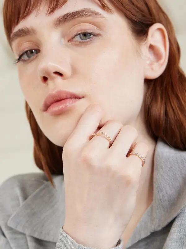 REPOSSI Berbère 18 Karat Rose Diamond Ring
