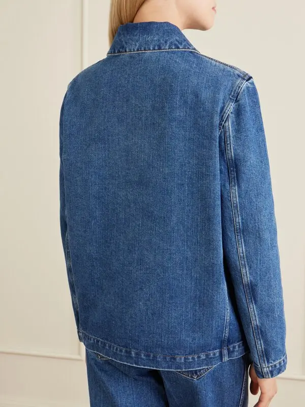 Loro Piana Cotton And Silk-blend Denim Jacket