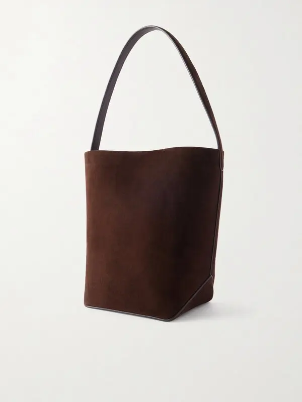 THE ROW N/s Park Medium Suede Tote