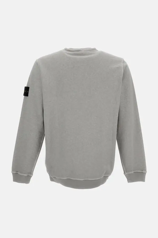 Stone Island Cotton Crewneck Sweatshirt - Grey