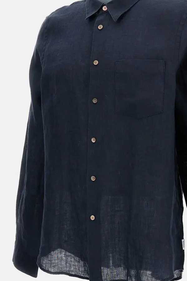 Paul Smith Linen Shirt - Blue