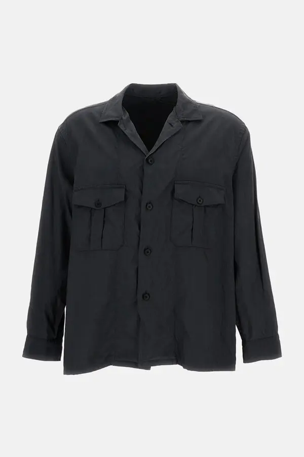 KAPTAIN SUNSHINE Silk Shirt - Black