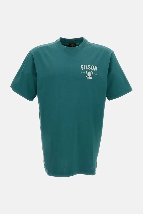 Filson Maglietta A Maniche Corte Con Stampa - Verde