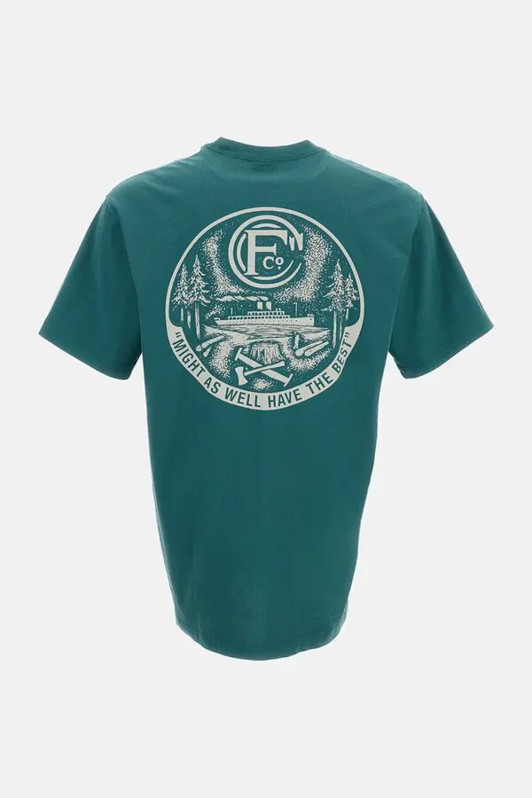 Filson Maglietta A Maniche Corte Con Stampa - Verde