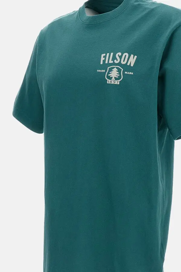 Filson Maglietta A Maniche Corte Con Stampa - Verde