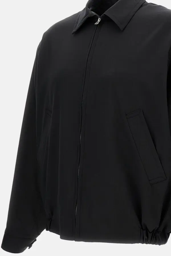 KAPTAIN SUNSHINE Wool Poplin Jacket - Black