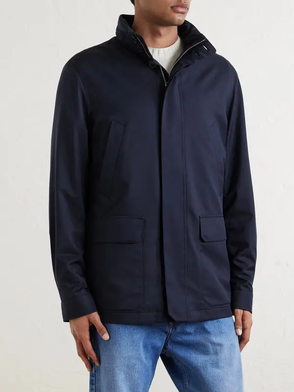 Zegna Motorin 250cc Shell Jacket - Blue
