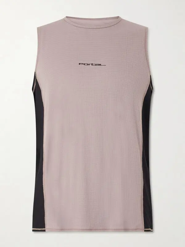 PORTAL Range Light Polartec Polartec® Running Tank Top - Brown