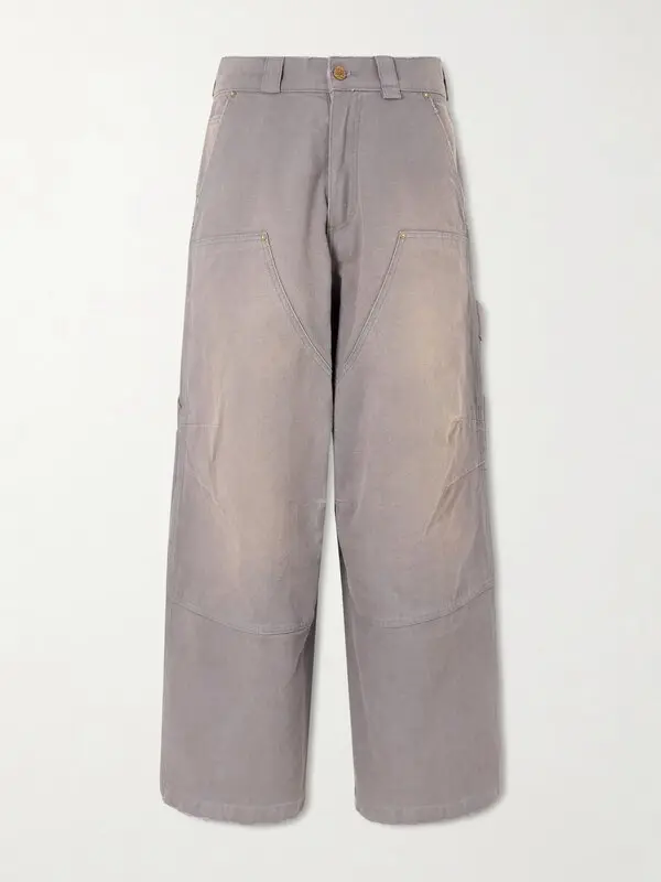 WILLY CHAVARRIA Stockton Wide-leg Trousers - Gray