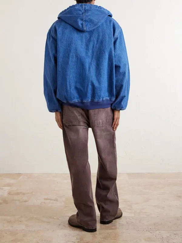 WTAPS D00m Denim Hooded Jacket - Blue