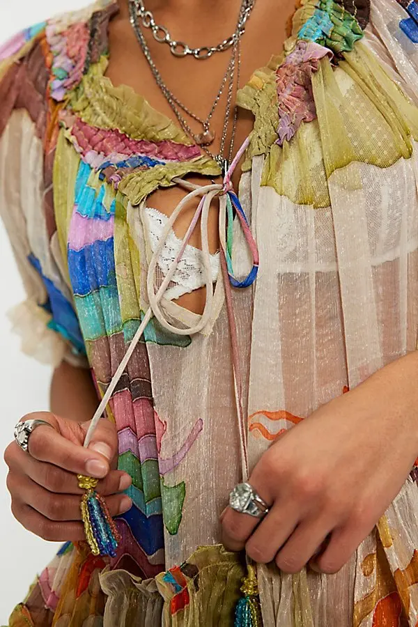 MES DEMOISELLES Malba Short Sleeve Blouse