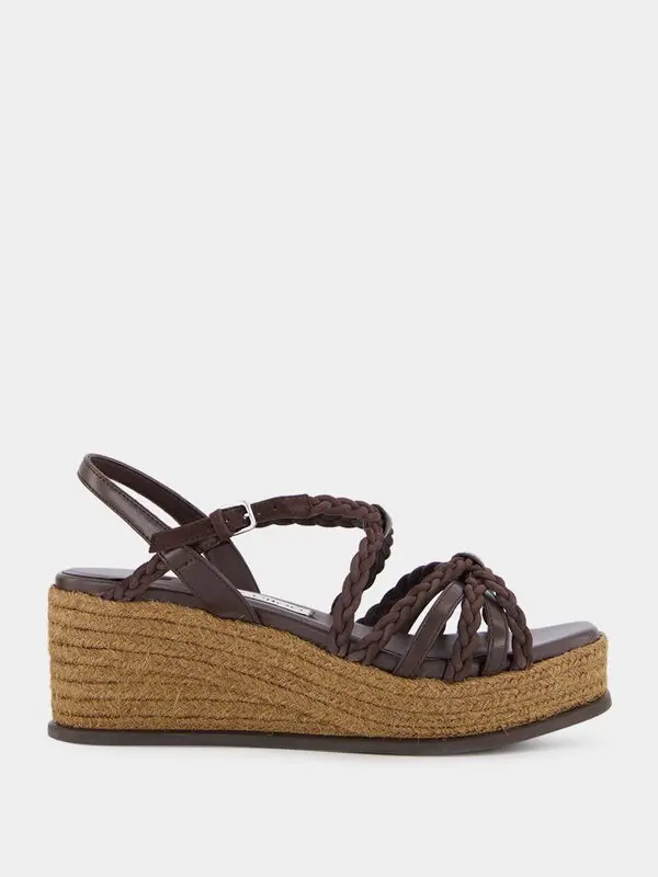 JIMMY CHOO Nyra 60 Wedge Sandals