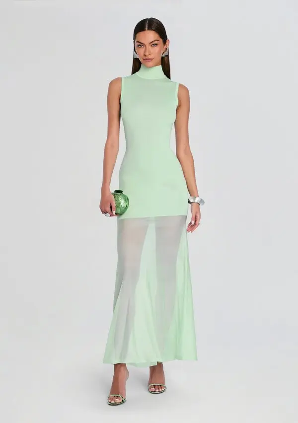 SEROYA Amine Knit Maxi Dress