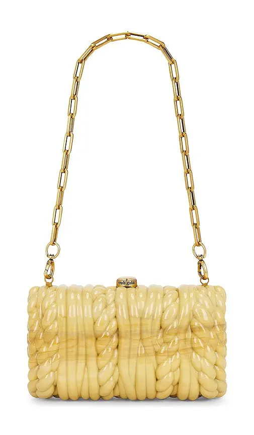 Cult Gaia Helene Clutch - Yellow