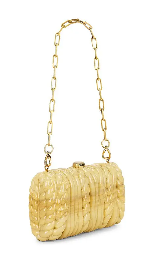Cult Gaia Helene Clutch - Yellow