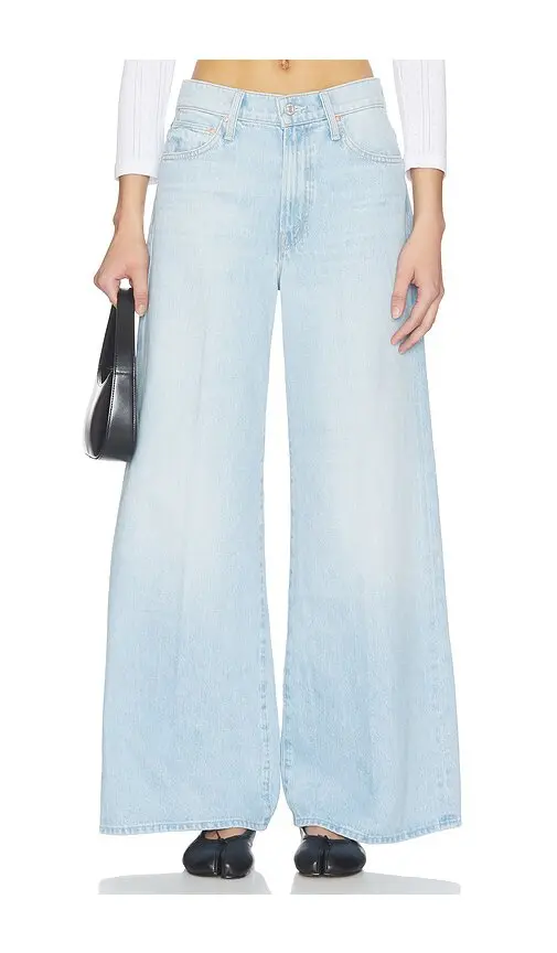 MOTHER The Ditcher Roller Zip Skimp Jeans - Blue