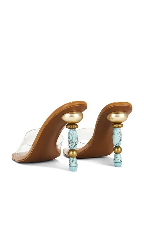 Cult Gaia Mahina Stiletto Sandal - Teal