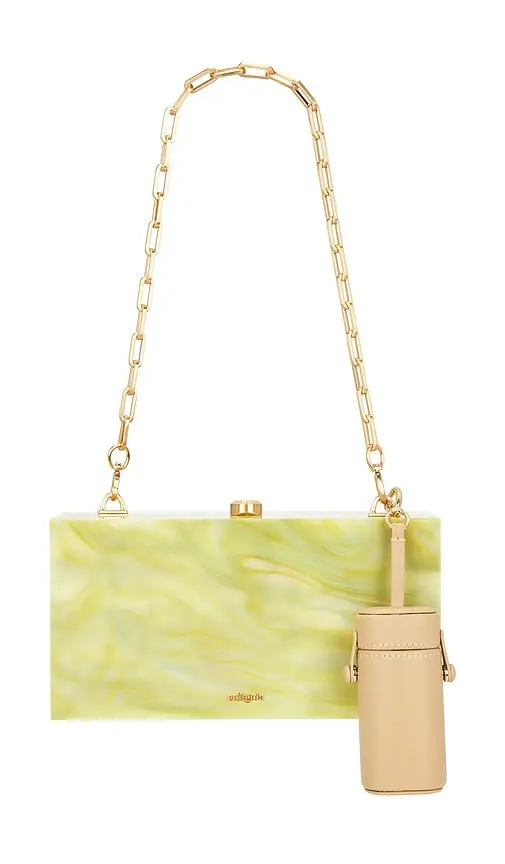 Cult Gaia The Backgammon Clutch - Green