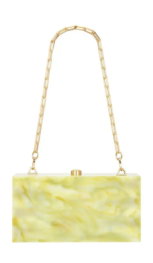 Cult Gaia The Backgammon Clutch With Chain Strap