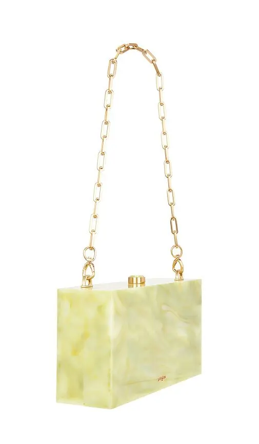 Cult Gaia The Backgammon Clutch With Chain Strap