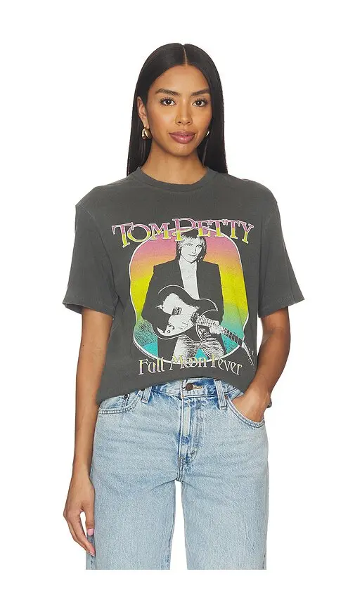 Junk Food Tom Petty Full Moon Fever Graphic Tee - Black