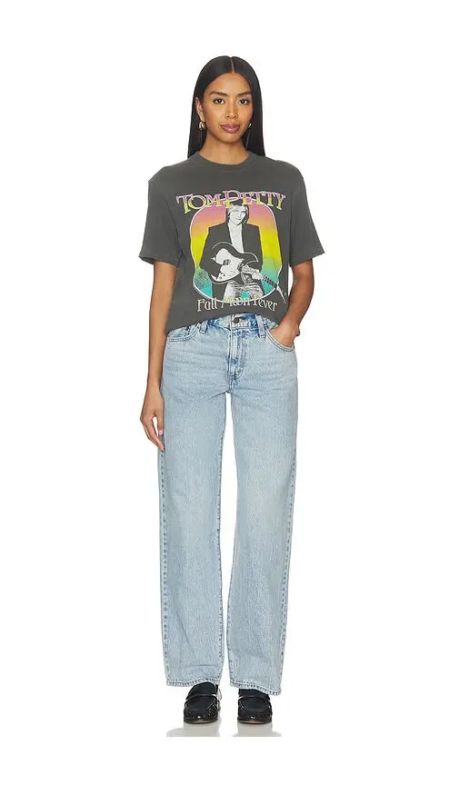 Junk Food Tom Petty Full Moon Fever Graphic Tee - Black