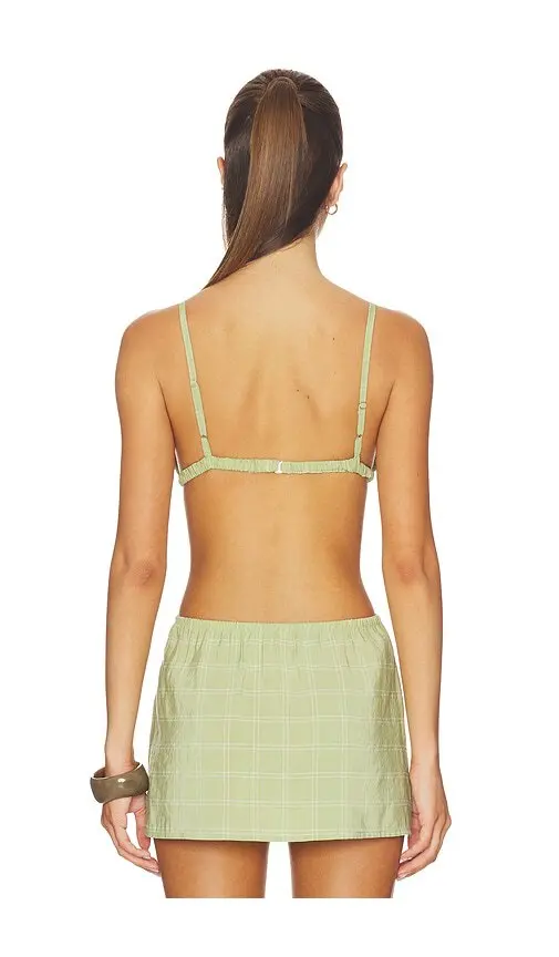 MILKWHITE Bralette Top In . Also - Green