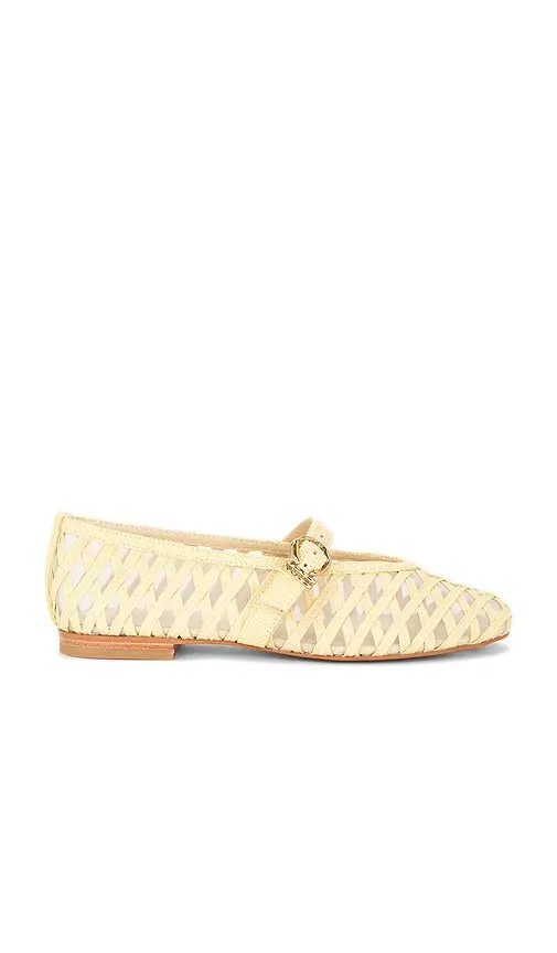 Dolce Vita Bodey Raffia Mary Jane Flats