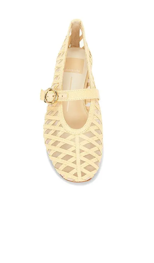 Dolce Vita Bodey Raffia Mary Jane Flats