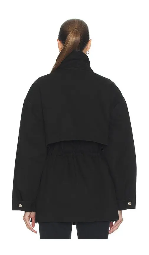 HELSA Garment Washed Utility Jacket - Black