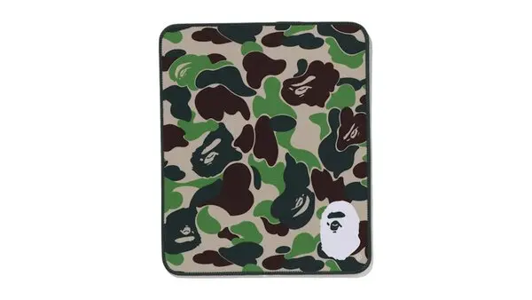 A BATHING APE Abc Camo Mouse Pad - Green