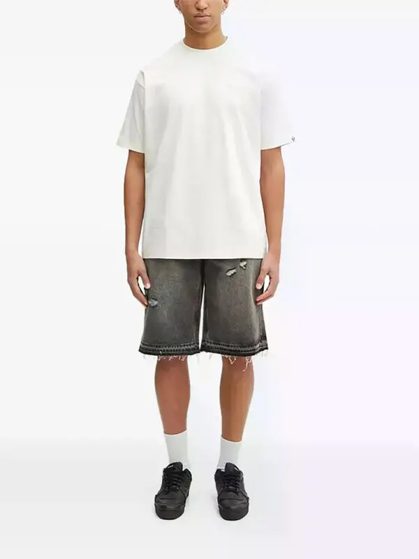 AAPE BY *A BATHING APE Logo Crew Neck T-shirt