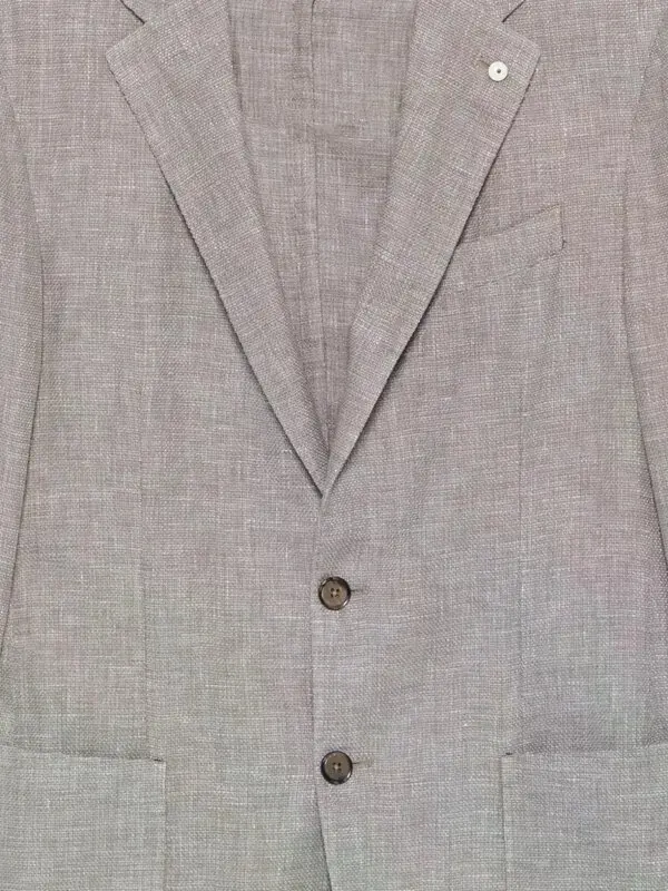 L.B.M. 1911 Button Front Blazer - Grey