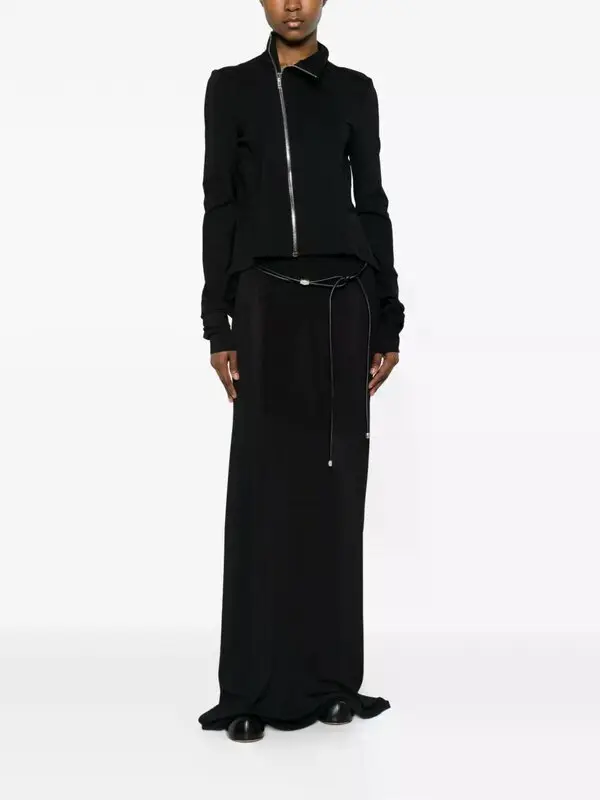 Rick Owens Asymmetric Zip-up Jacket
