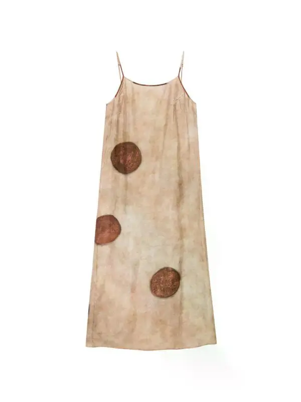 UMA WANG Anaya Dotted Midi Dress - Neutrals