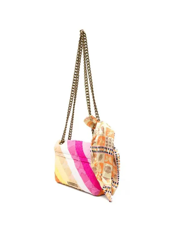 Kurt Geiger Mini Kensington Striped Terry Towelling Bag